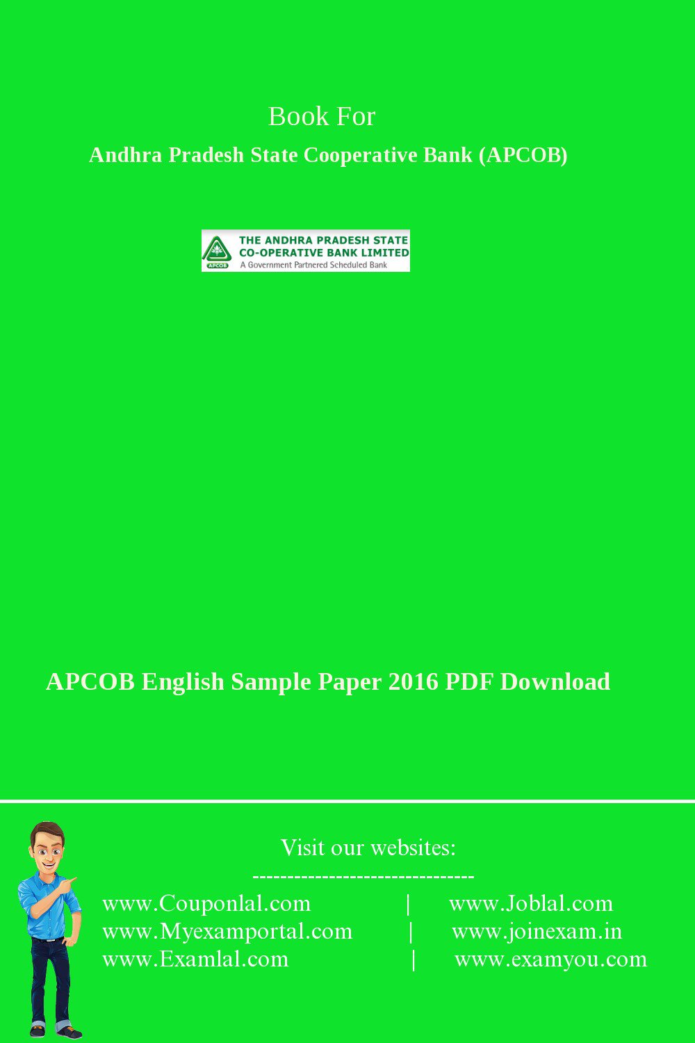 Andhra Pradesh State Cooperative Bank (APCOB) English Sample Paper 2016 ...